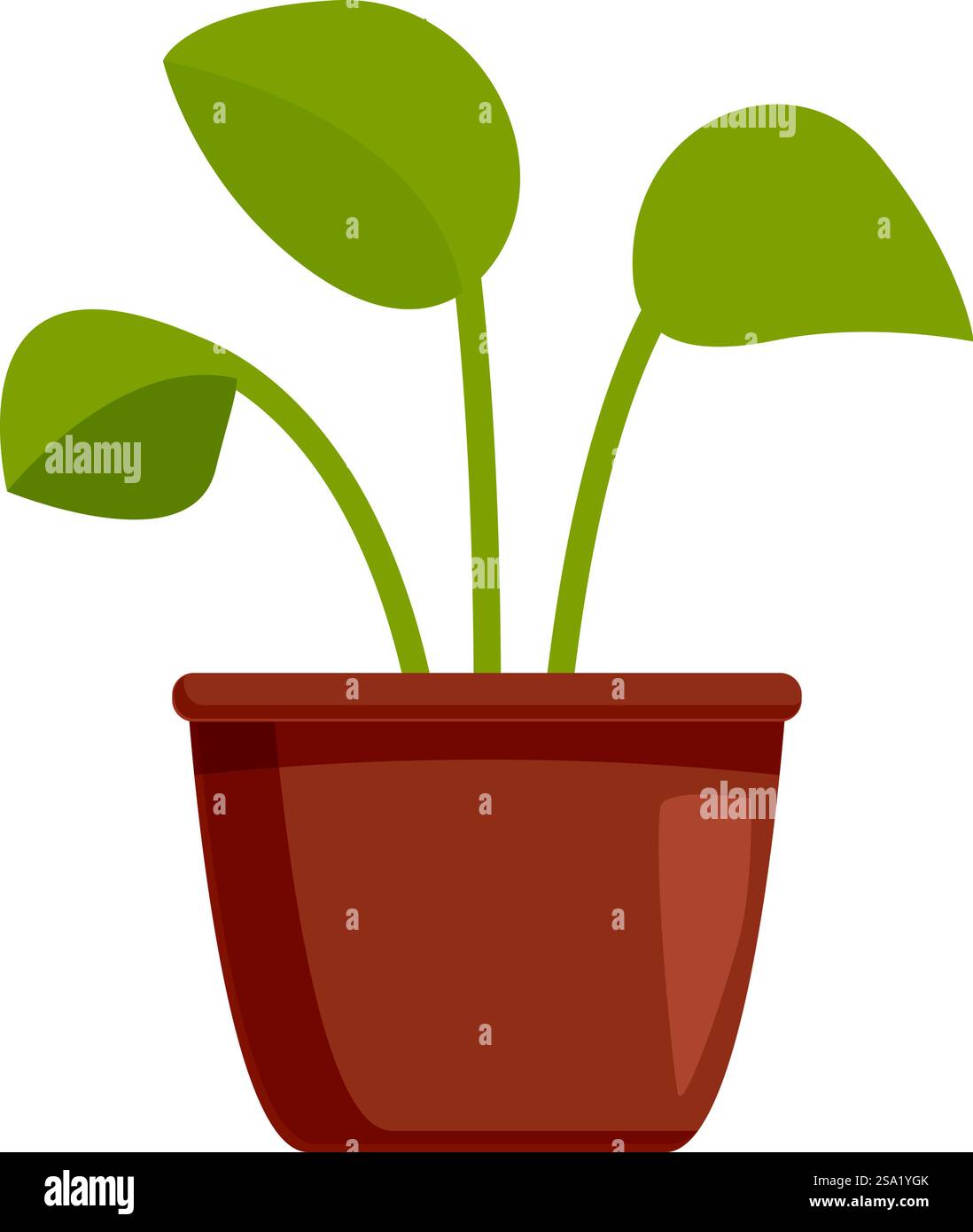 Interior plant pot icon cartoon vector. House furniture store. Sale on ...