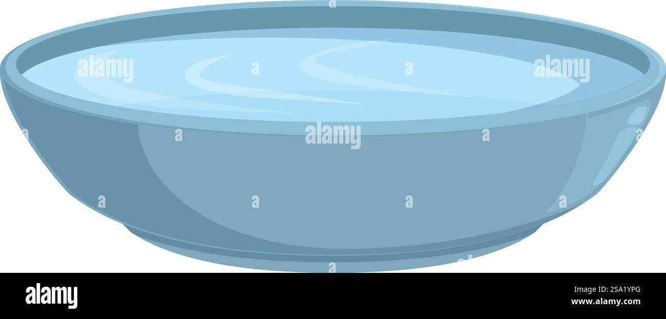 Water holy bowl icon cartoon vector. Happy Easter week. Cross badge ...