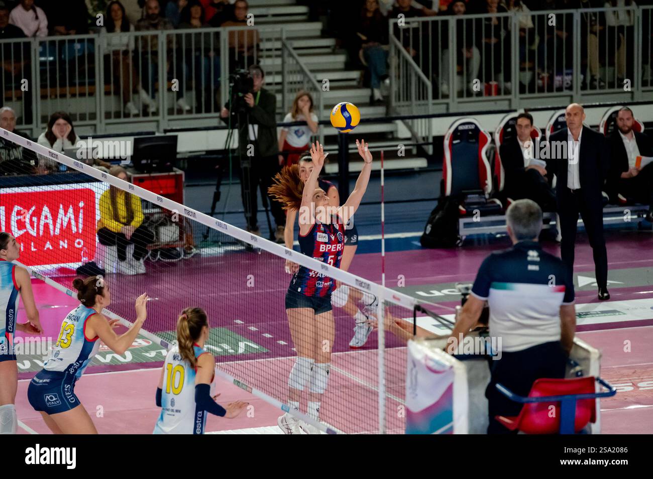 Roberta Carraro (Volley Bergamo 1991) during Volley Italian ...