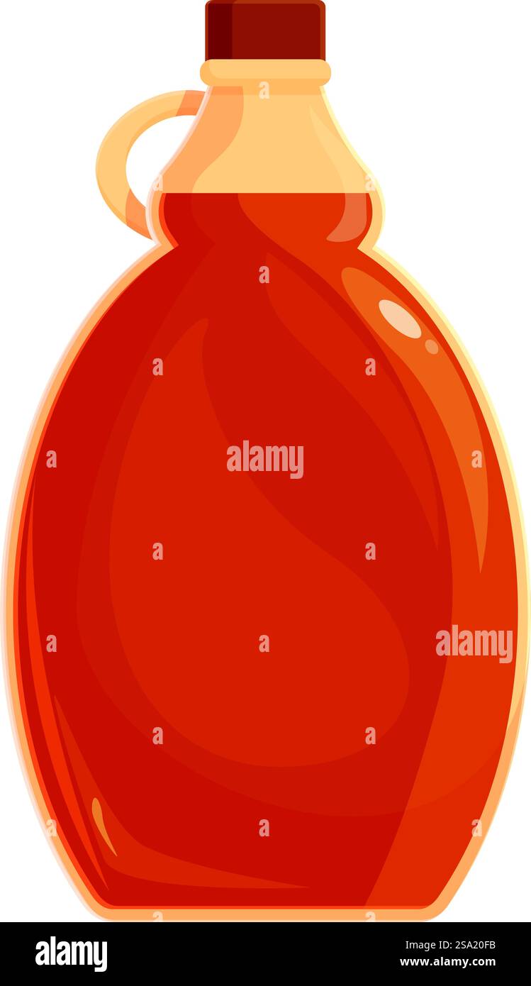 Organic maple syrup icon cartoon vector. Sweet product. Market diet ...