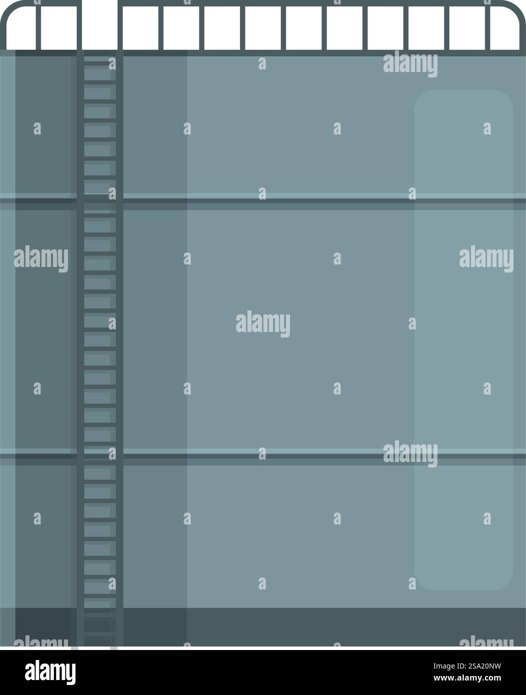 Oil big tank icon cartoon vector. Oil platform ocean barrel. Marine ...