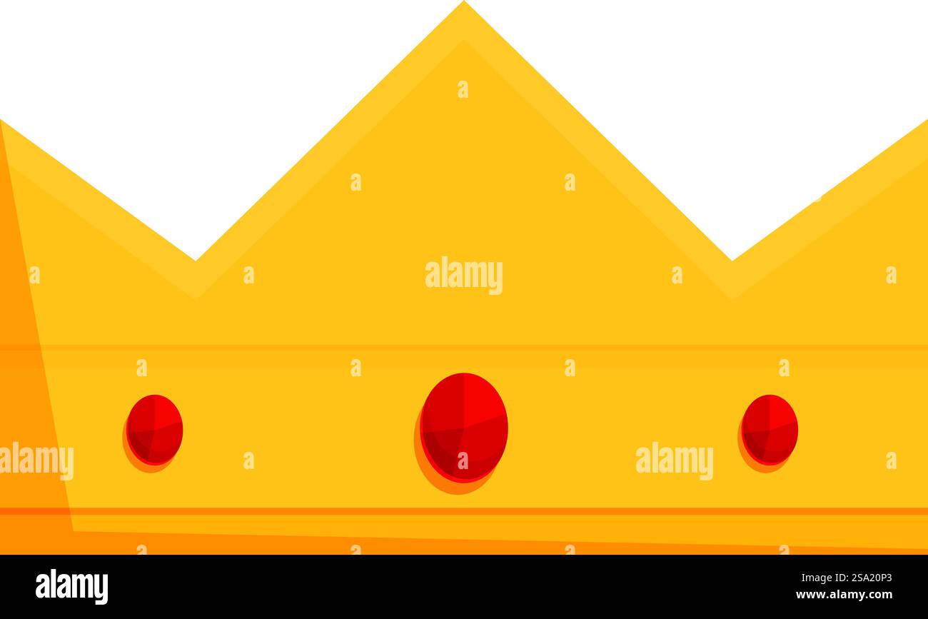 Gold crown Holy week icon cartoon vector. Cross religion. Calvary feast ...