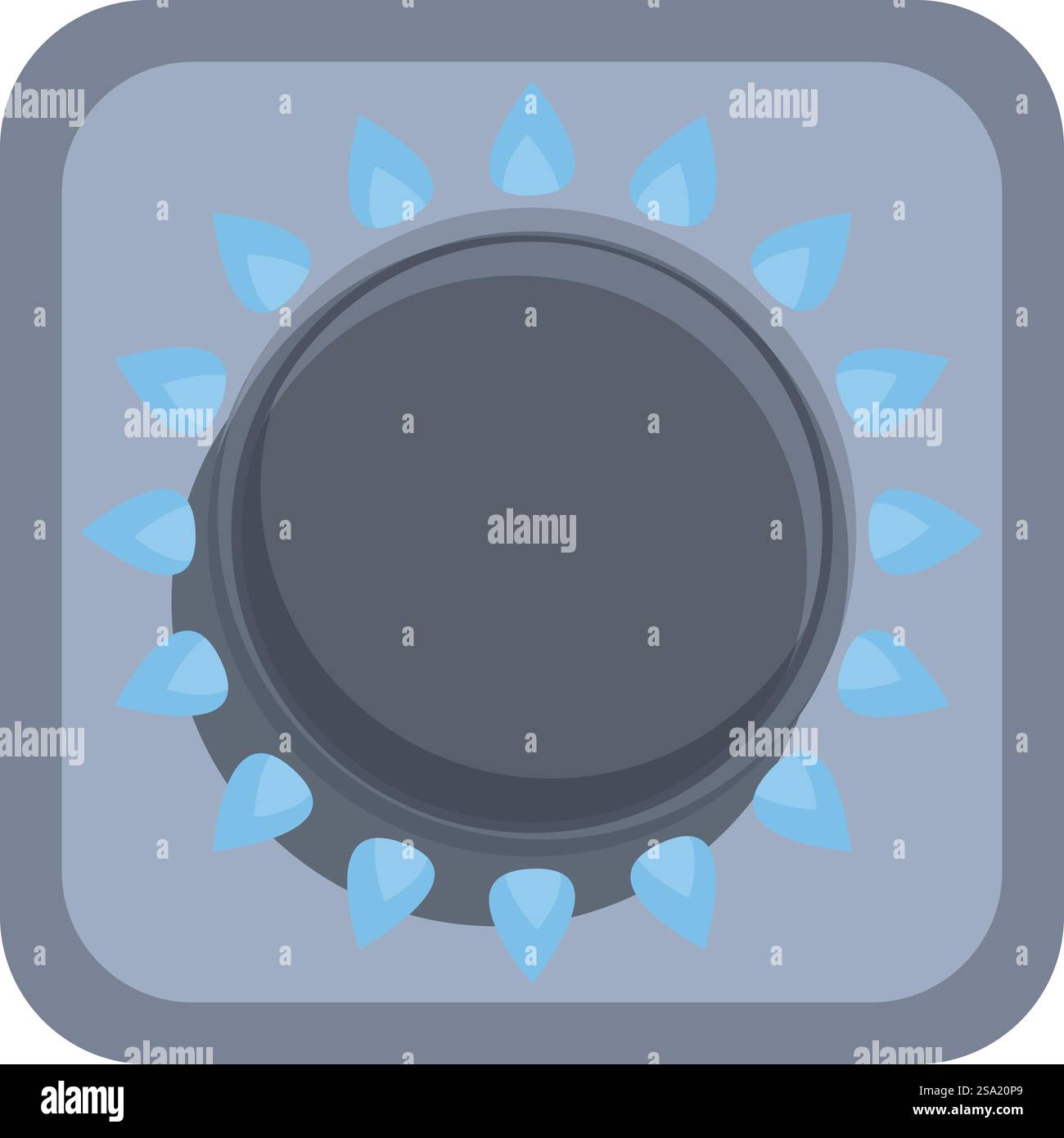 Gas stove burning icon cartoon vector. Home gas using. Gas tank ...