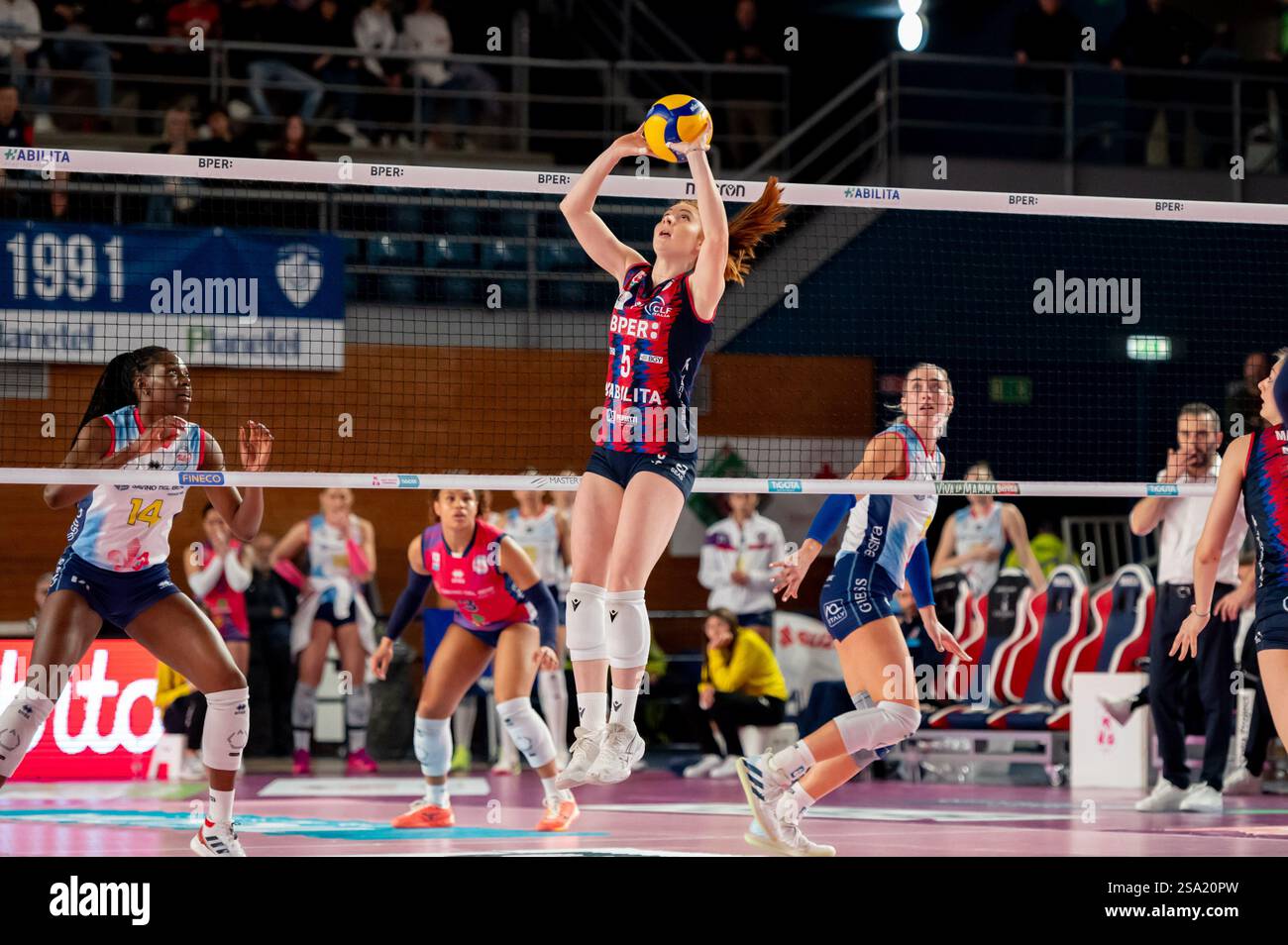 Roberta Carraro (Volley Bergamo 1991) during Volley Italian ...