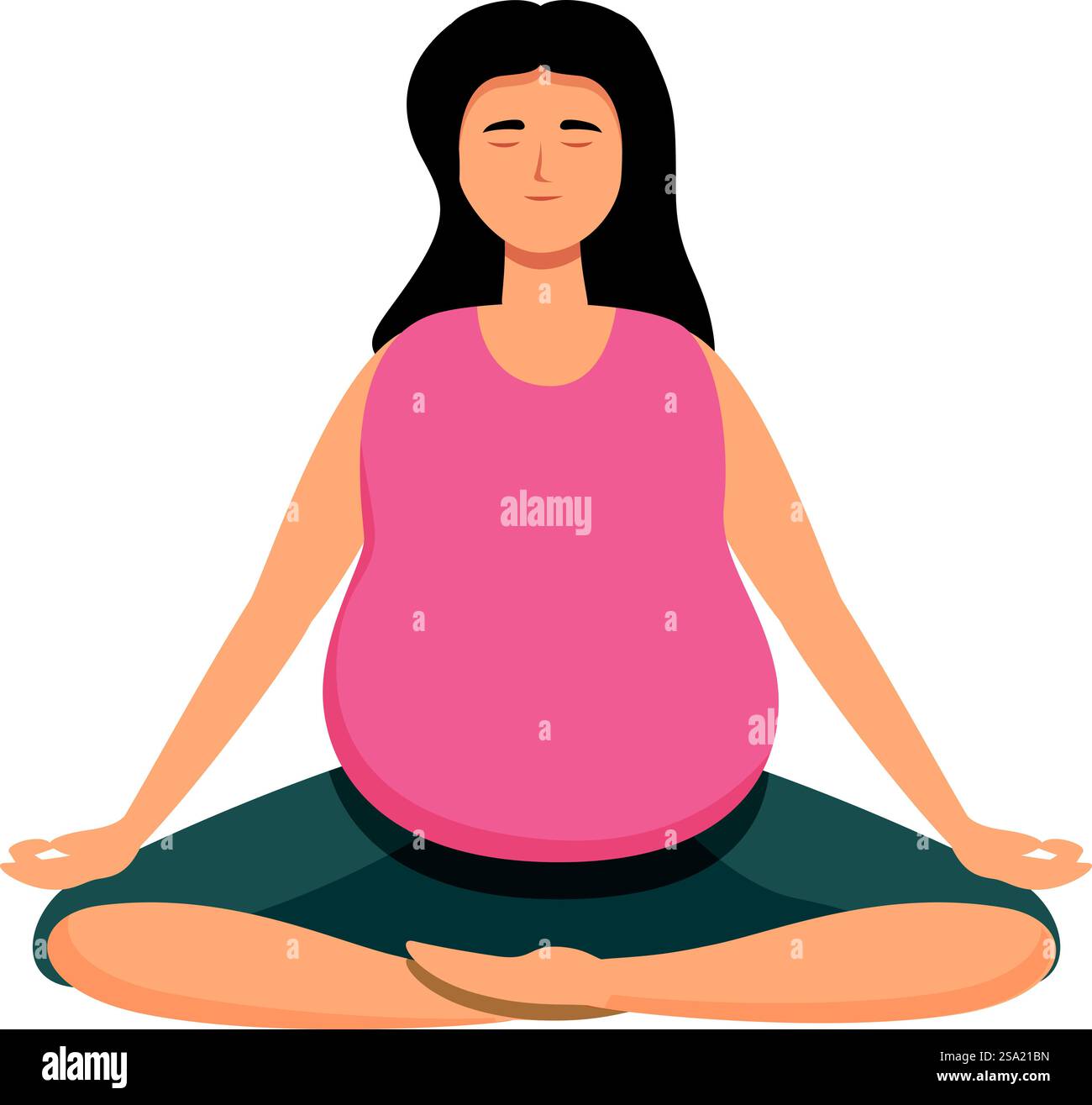 Female yoga meditation icon cartoon vector. Check gym group. People ...