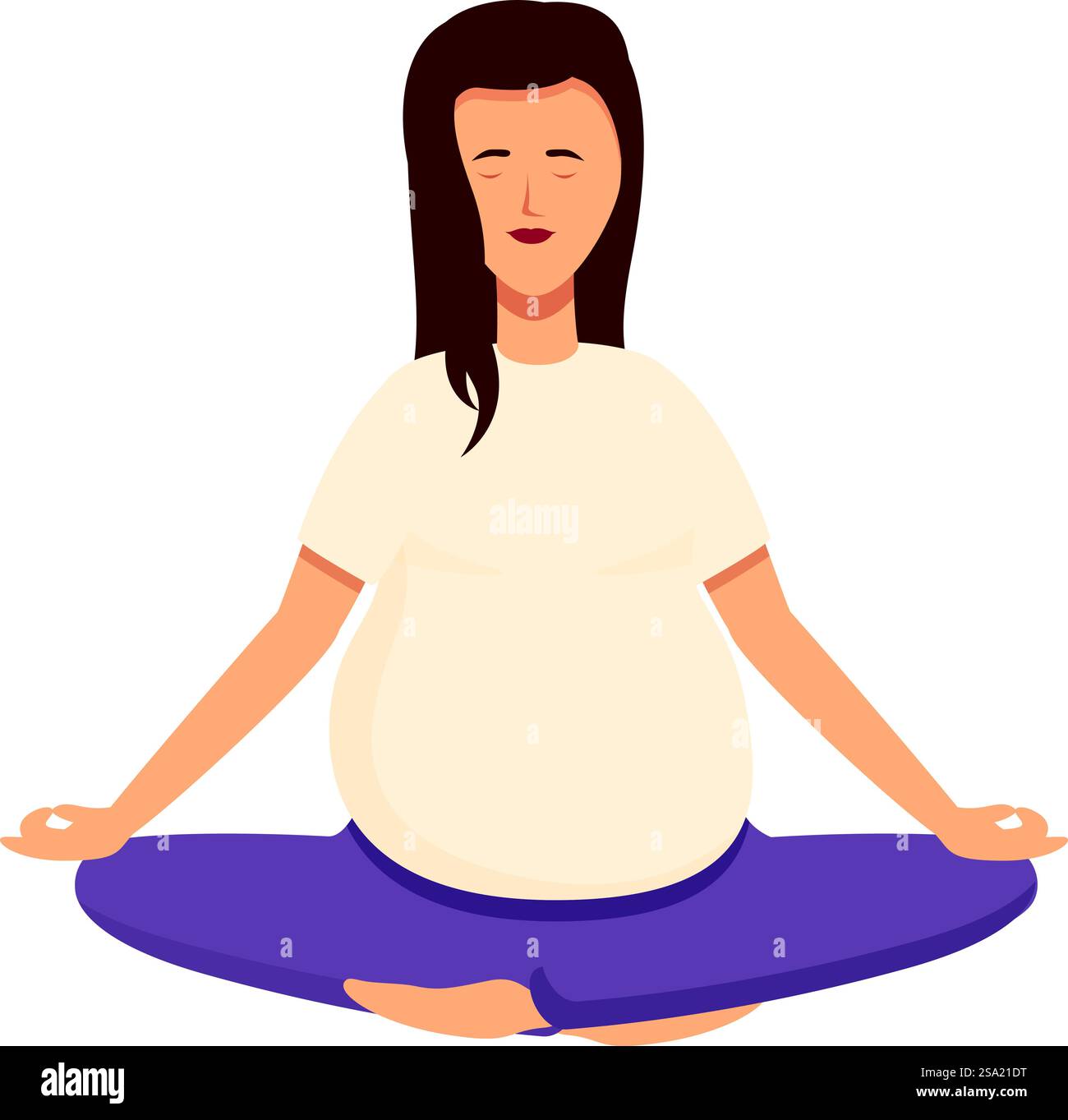 Expectant female care icon cartoon vector. Gym health. Pregnant woman ...