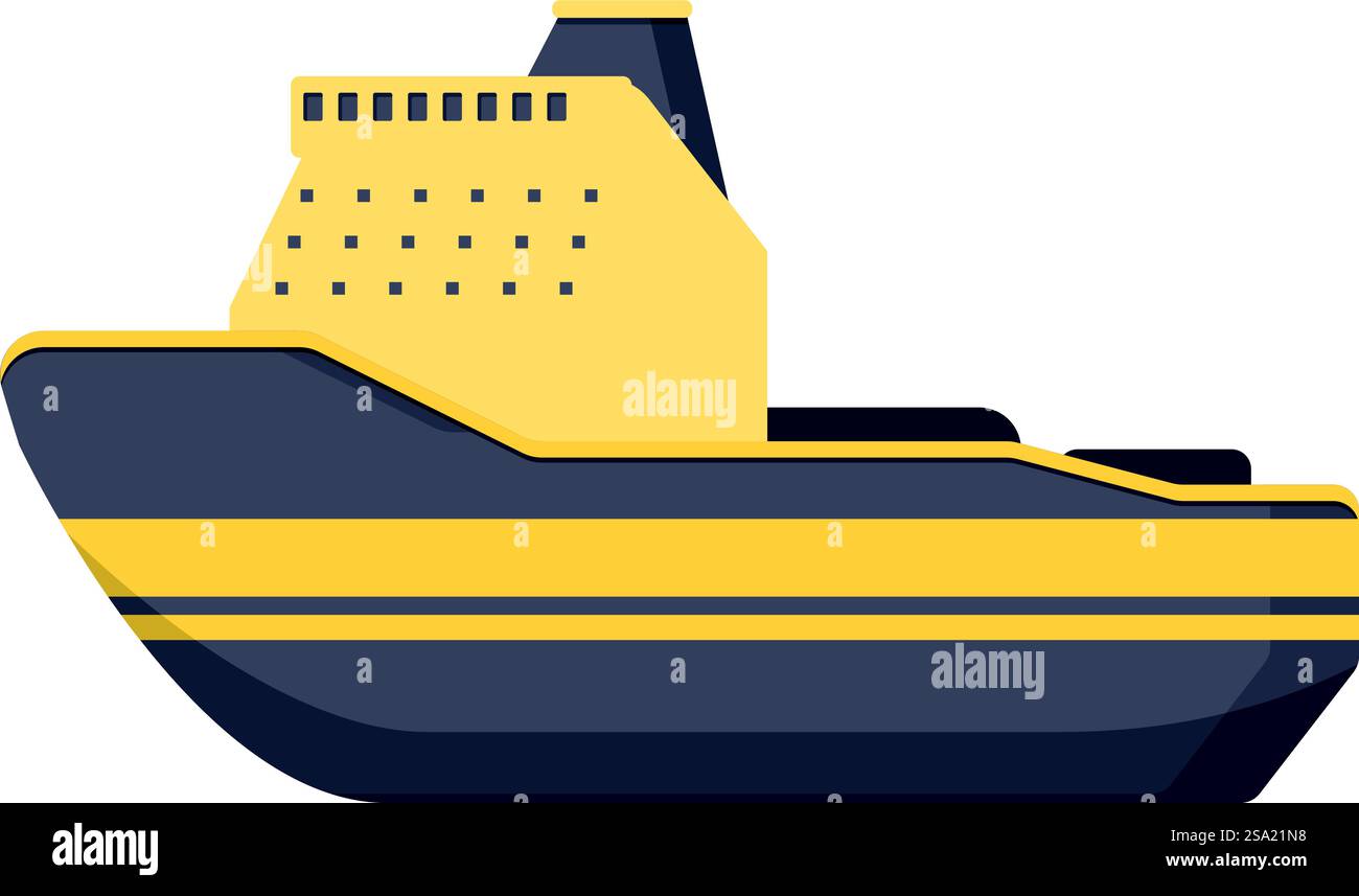 Arctic ship vessel icon cartoon vector. Expedition animal. Travel ...