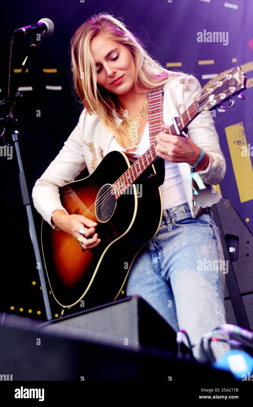 Lauren Jenkins holds back tears as she dedicates her set at Long Road ...