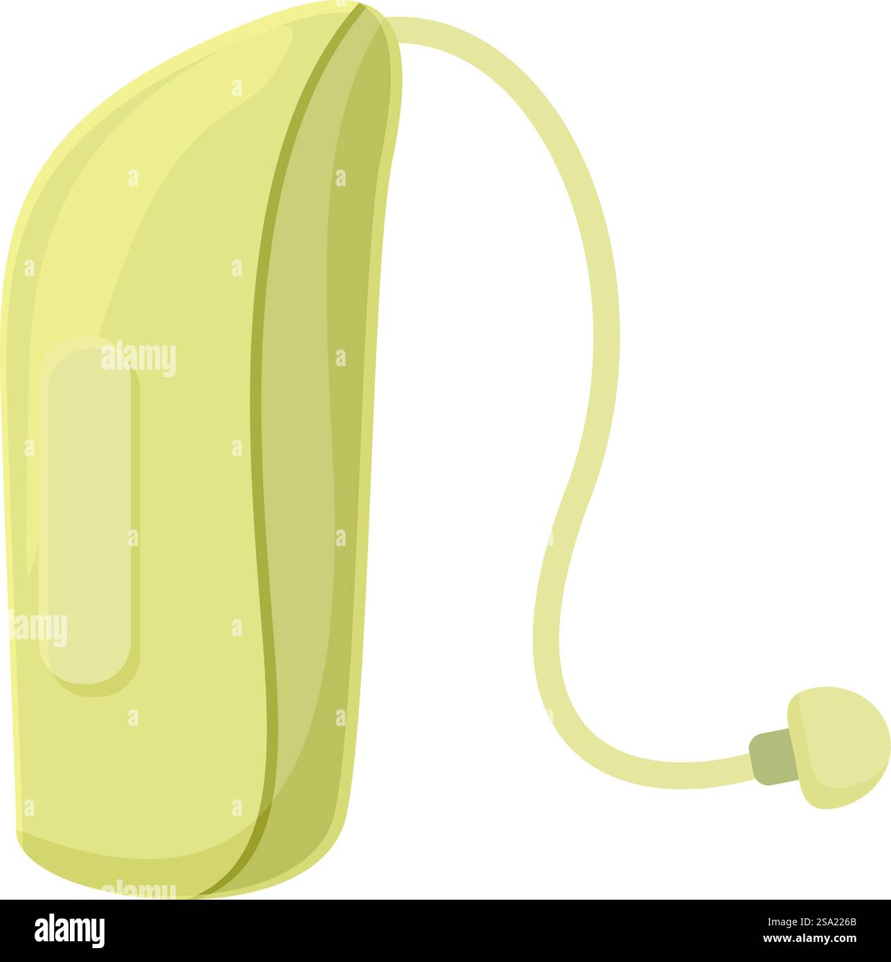 Hearing aid icon cartoon vector. Medical loss sound. Noisy level ...