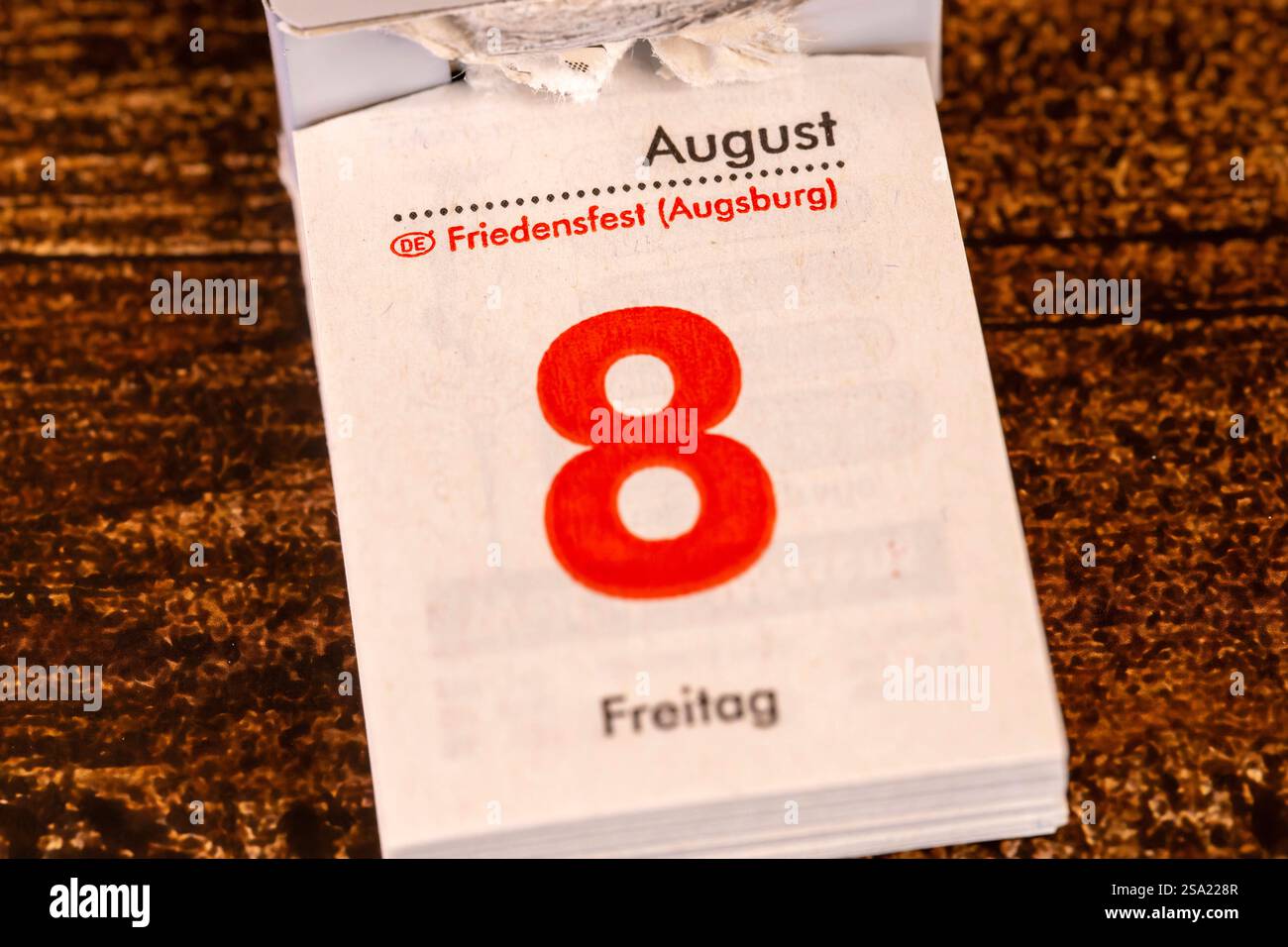 23.01.2025, Jahreskalender 2025 : Kalenderblatt 8. August 2025 ...