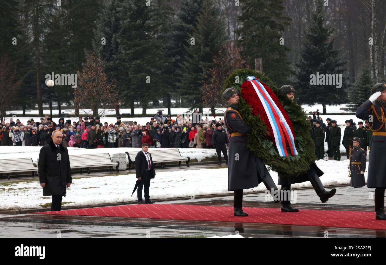 St Petersburg, Russia. 27th Jan, 2025. Russian President Vladimir Putin ...