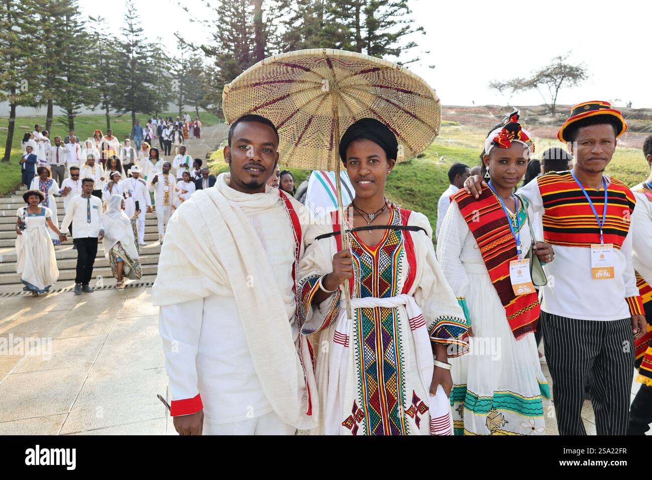 Addis Ababa, Ethiopia. 26th Jan, 2025. Couples from multiple African ...