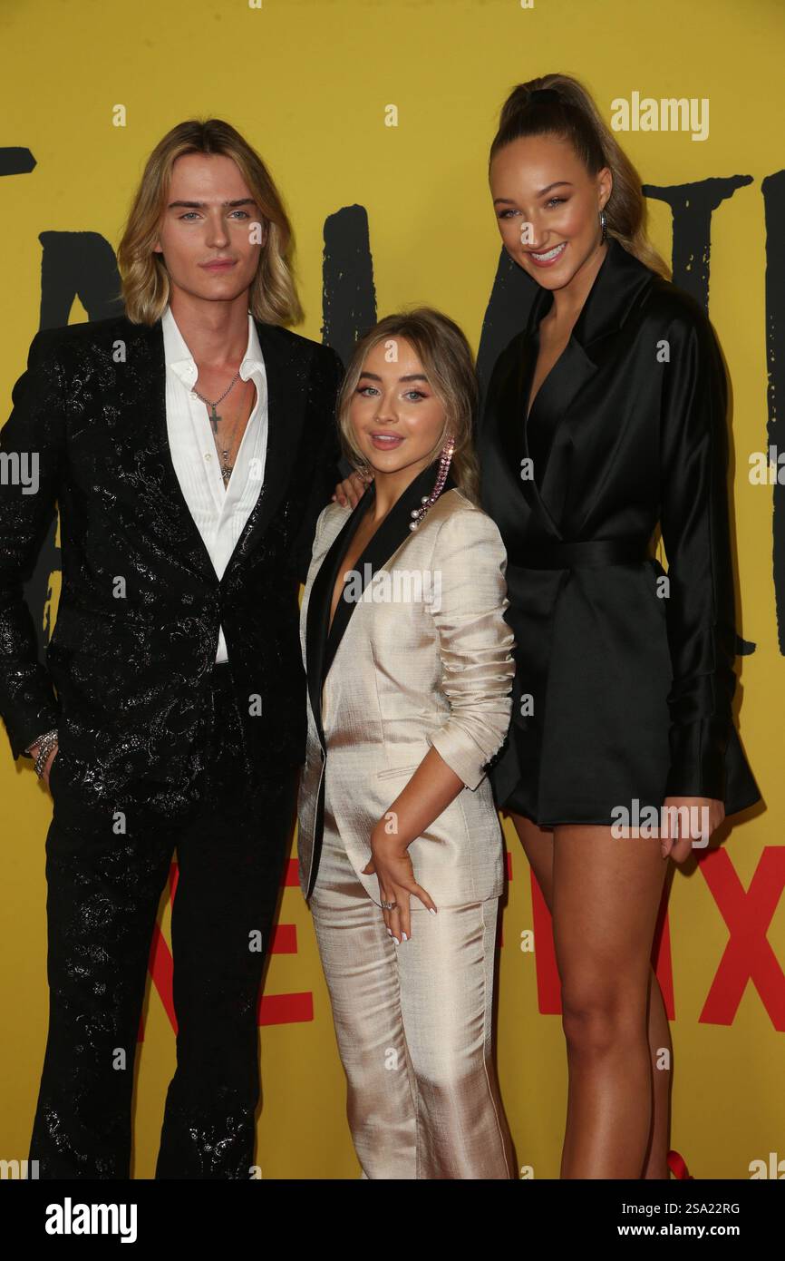 Luke Eisner, Sabrina Carpenter, Ava Michelle at the 'Tall Girl' film ...