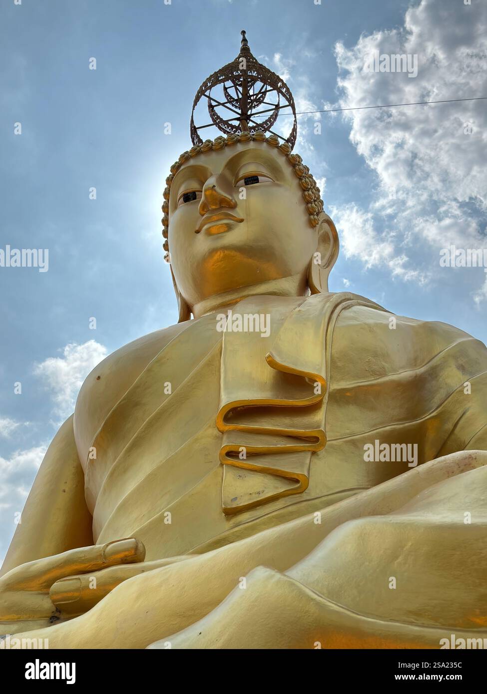 The Golden Buddha of Thailand: A Symbol of Spiritual Grandeur Stock ...