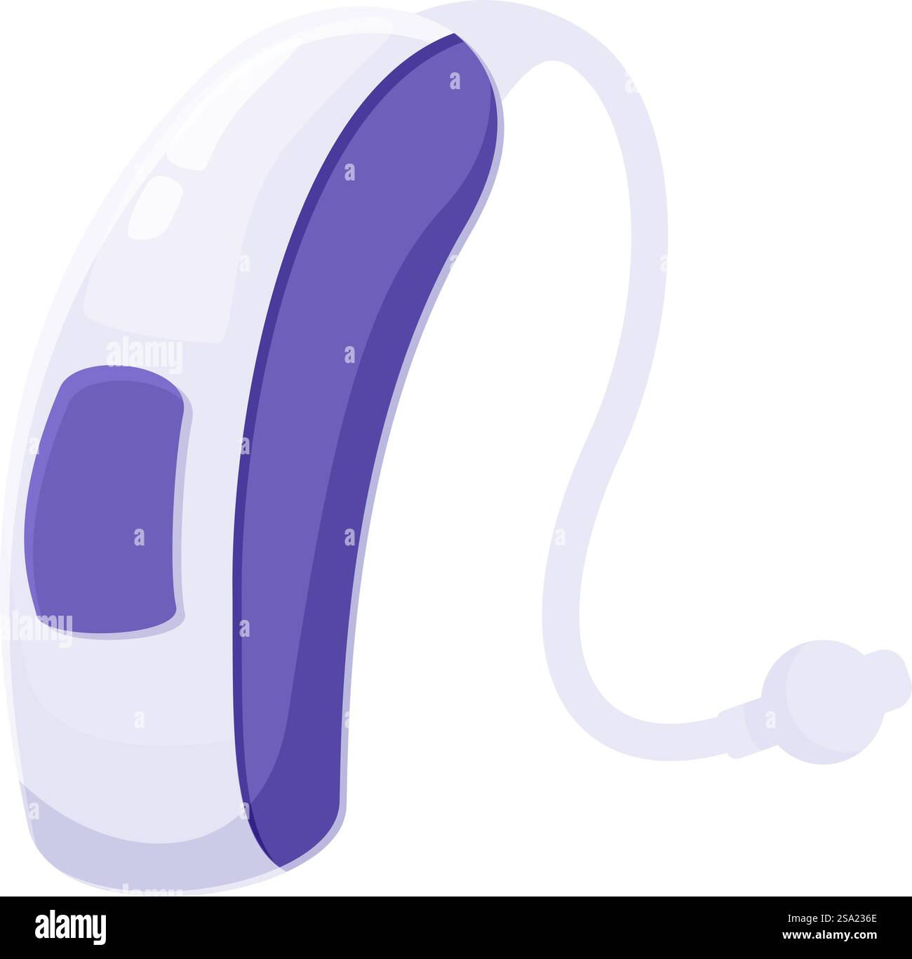 Loud hearing aid icon cartoon vector. Level sound analog. Medicine ...