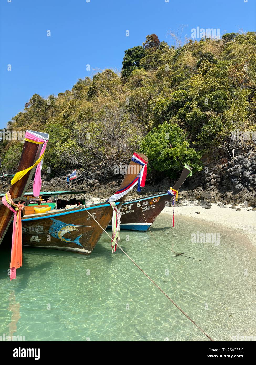 Iconic Longtail Boat in Thailand Stock Photo - Alamy