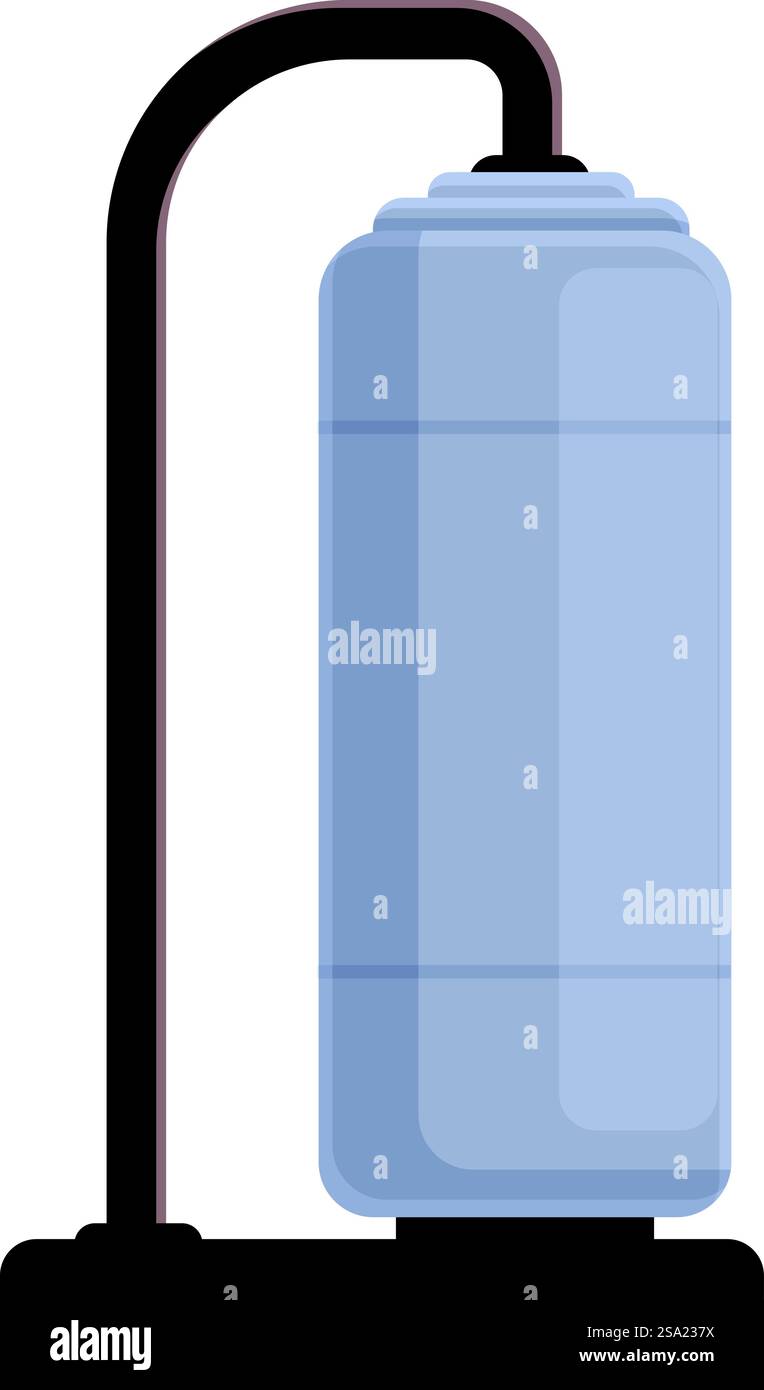 Gas pipe tank icon cartoon vector. Refinery station. Fuel plant ...