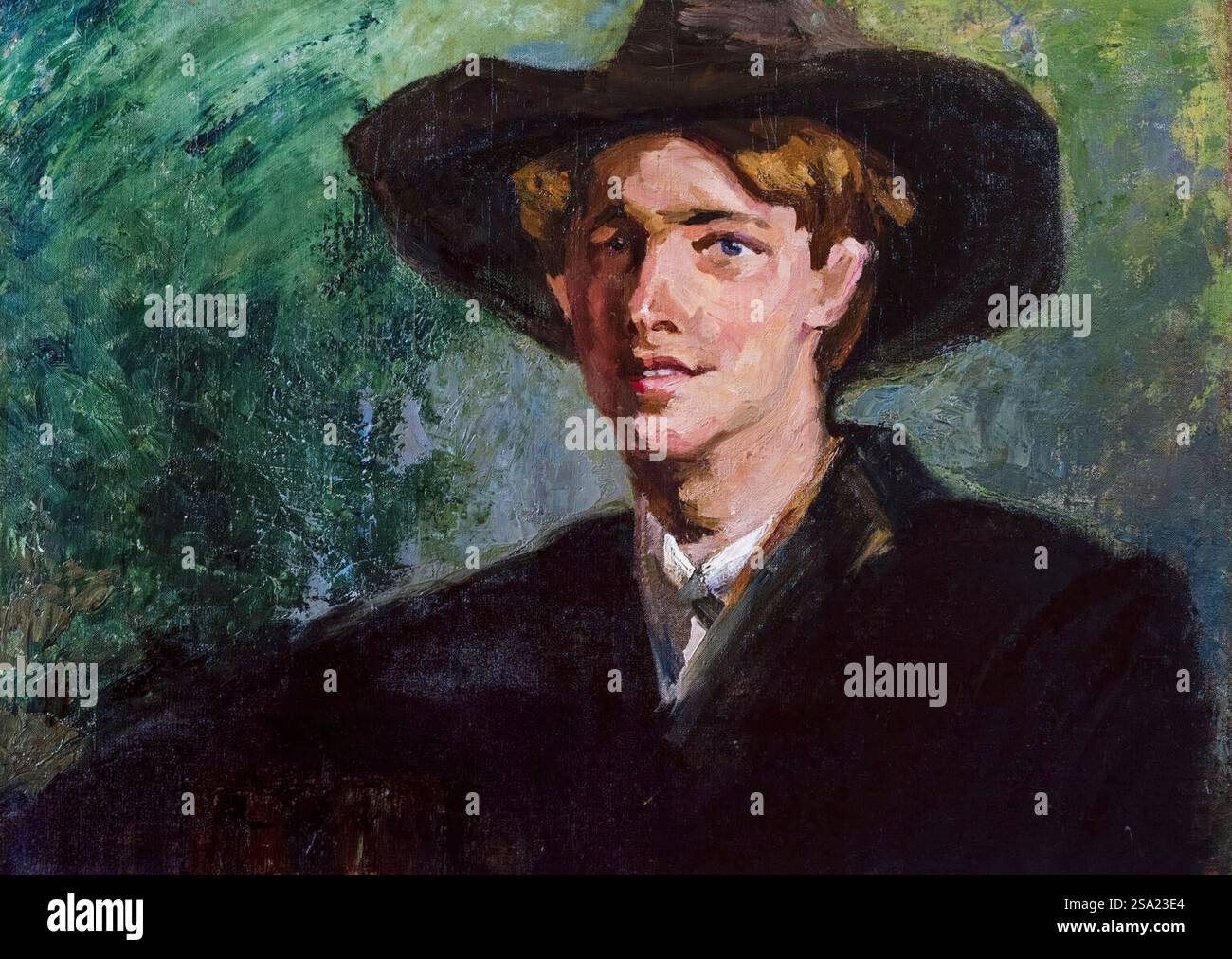 Rupert Brooke, Portrait painting, of, English poet, Rupert Chawner ...