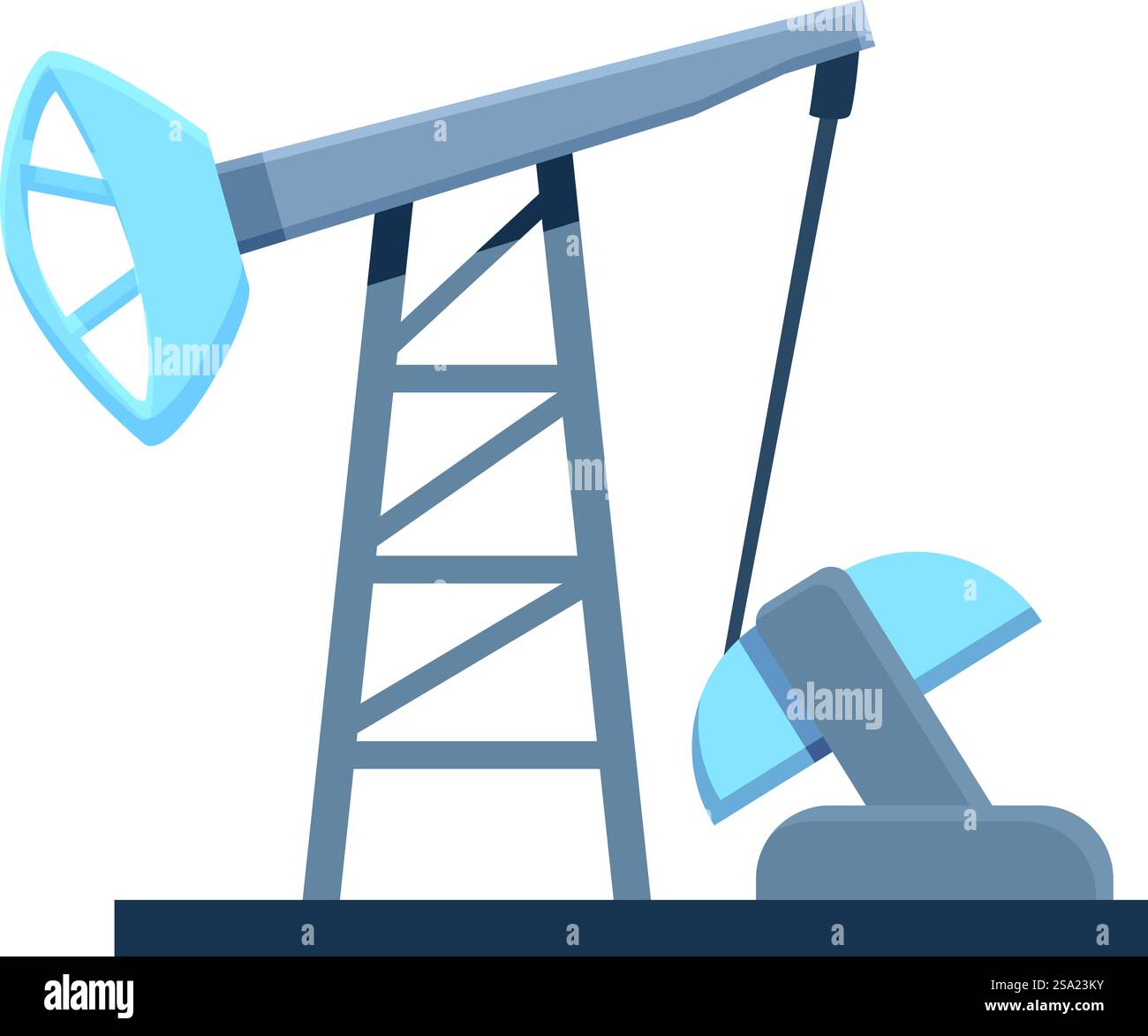 Platform gas extraction icon cartoon vector. Natural gas production ...