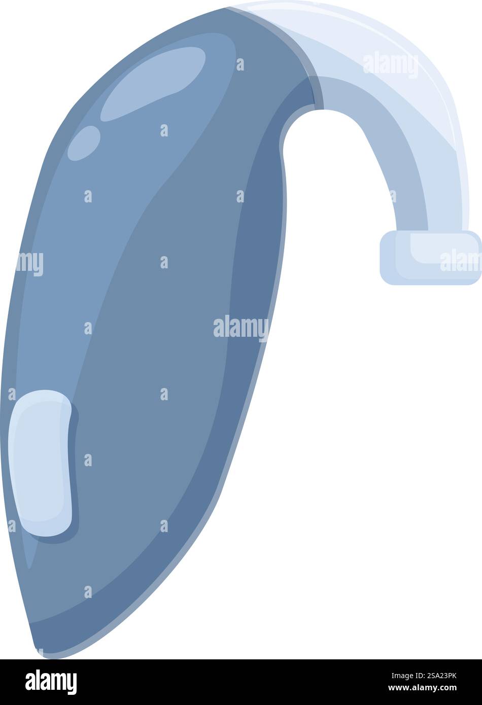 Media hearing aid icon cartoon vector. Level noisy sound. Acoustic ...