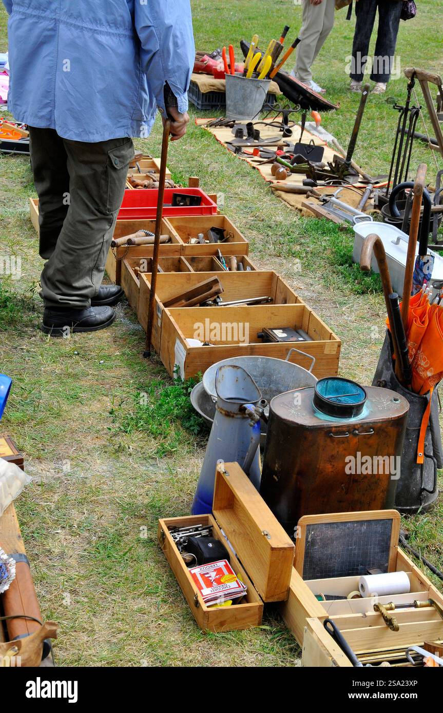 Attic sale in a village. Attic sale 016851 028 Stock Photo - Alamy