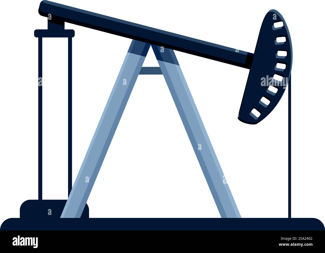 Gas extraction platform icon cartoon vector. Facility depot. Refinery ...