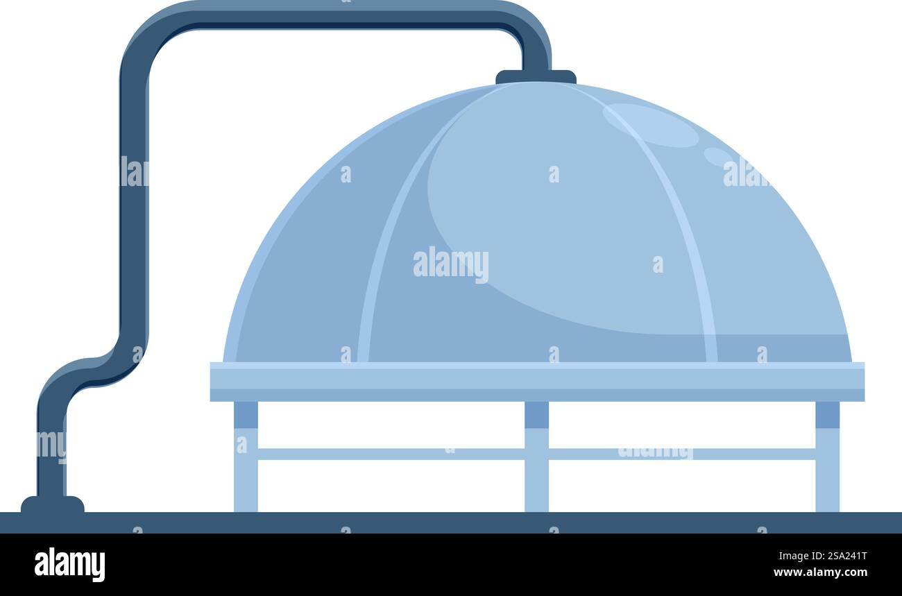 Extract gas tank icon cartoon vector. Pipe line transport. Fuel stove ...
