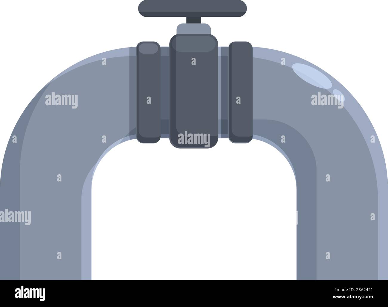 Gas pipeline icon cartoon vector. Facility depot. Site manufacturing ...