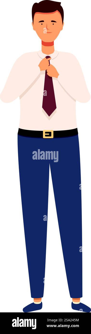 Daily routine work preparing icon cartoon vector. Living day. Student ...