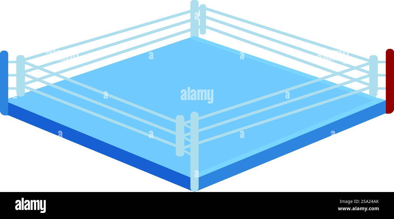 Boxing ring box icon cartoon vector. Training professional. Game sport ...