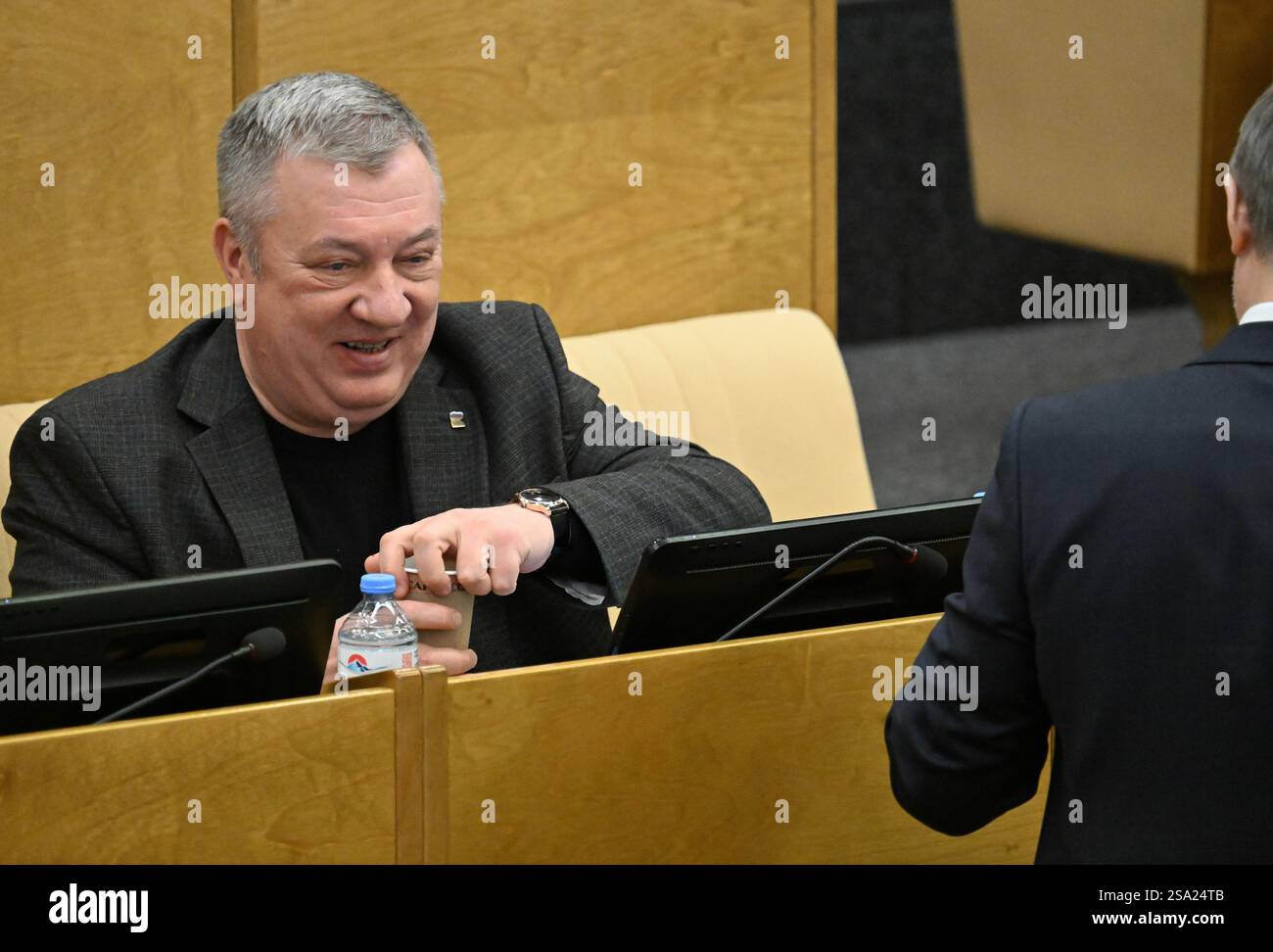 Moscow, Russia. 28th Jan, 2025. Member of the Russian State Duma ...
