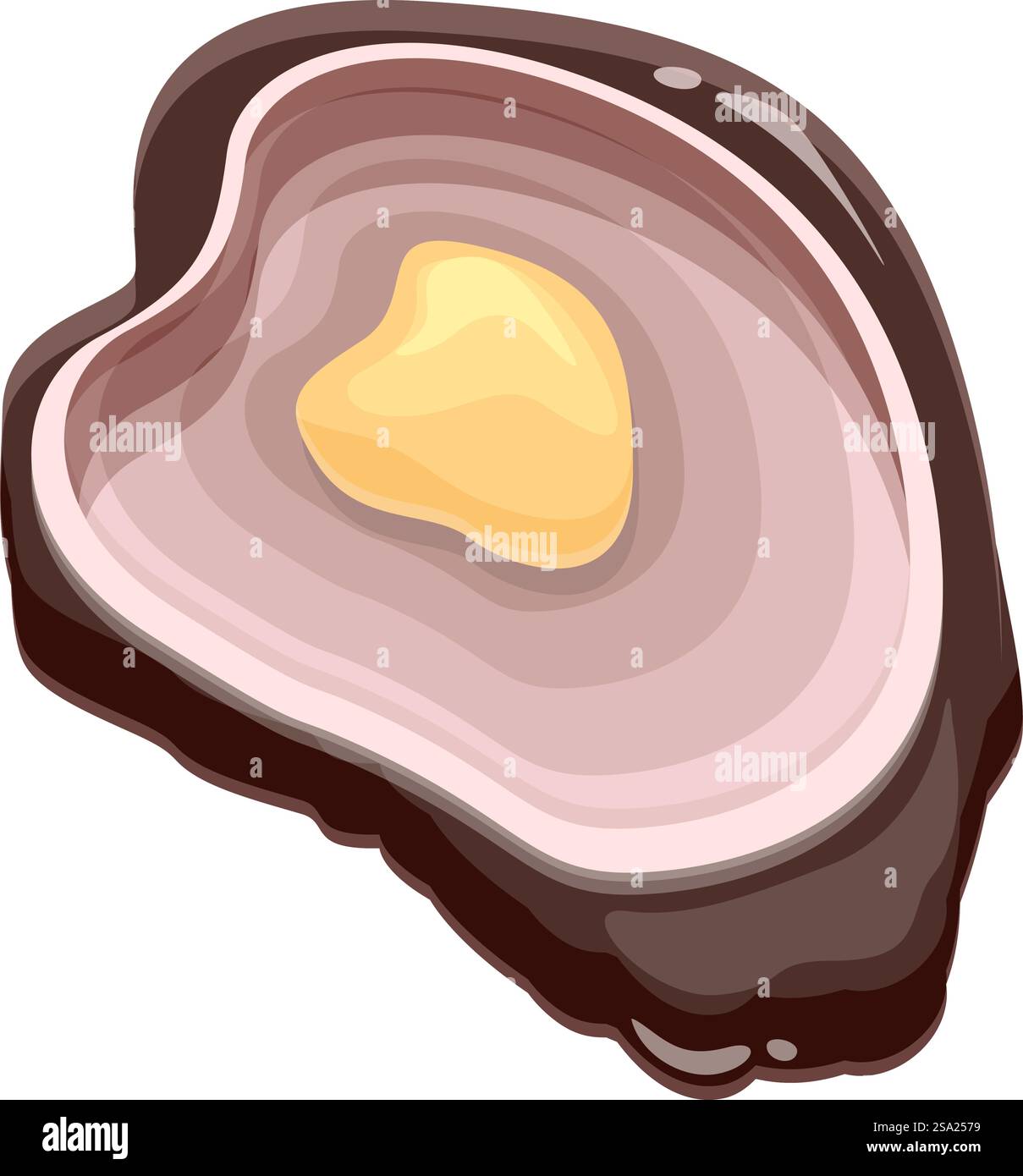 Ingredient oysters icon cartoon vector. Restaurant menu. Cooking sea ...
