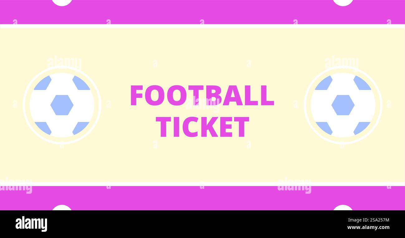 Small football ticket icon cartoon vector. Receipt match pay ...