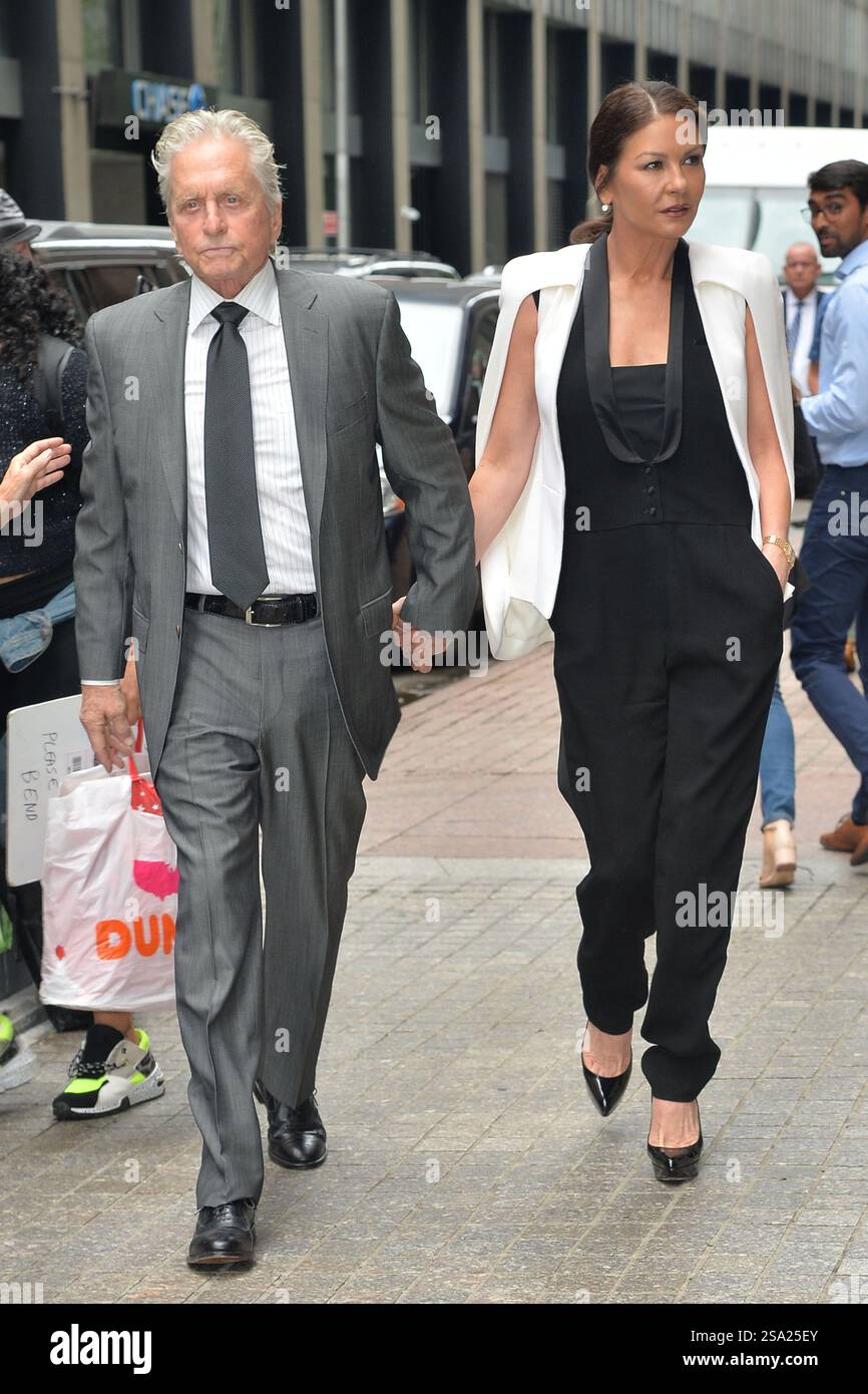 Michael Douglas & Catherine Zeta-Jones arrive to the Paley Center on ...