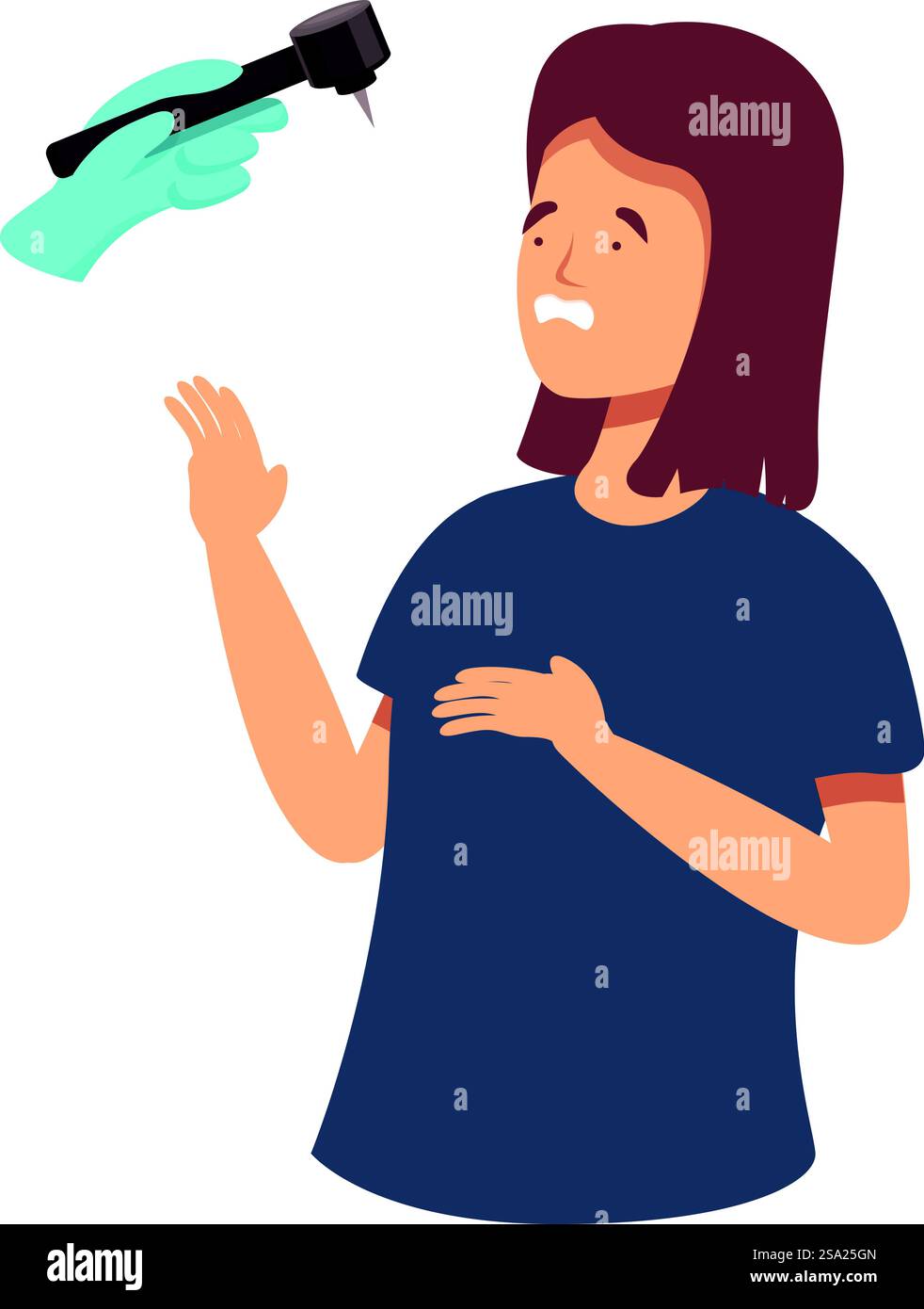 Children afraid icon cartoon vector. Young disease. Vaccine injection ...