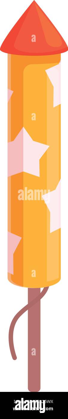 Security petard icon cartoon vector. Festival fireworks. Carnival fun ...