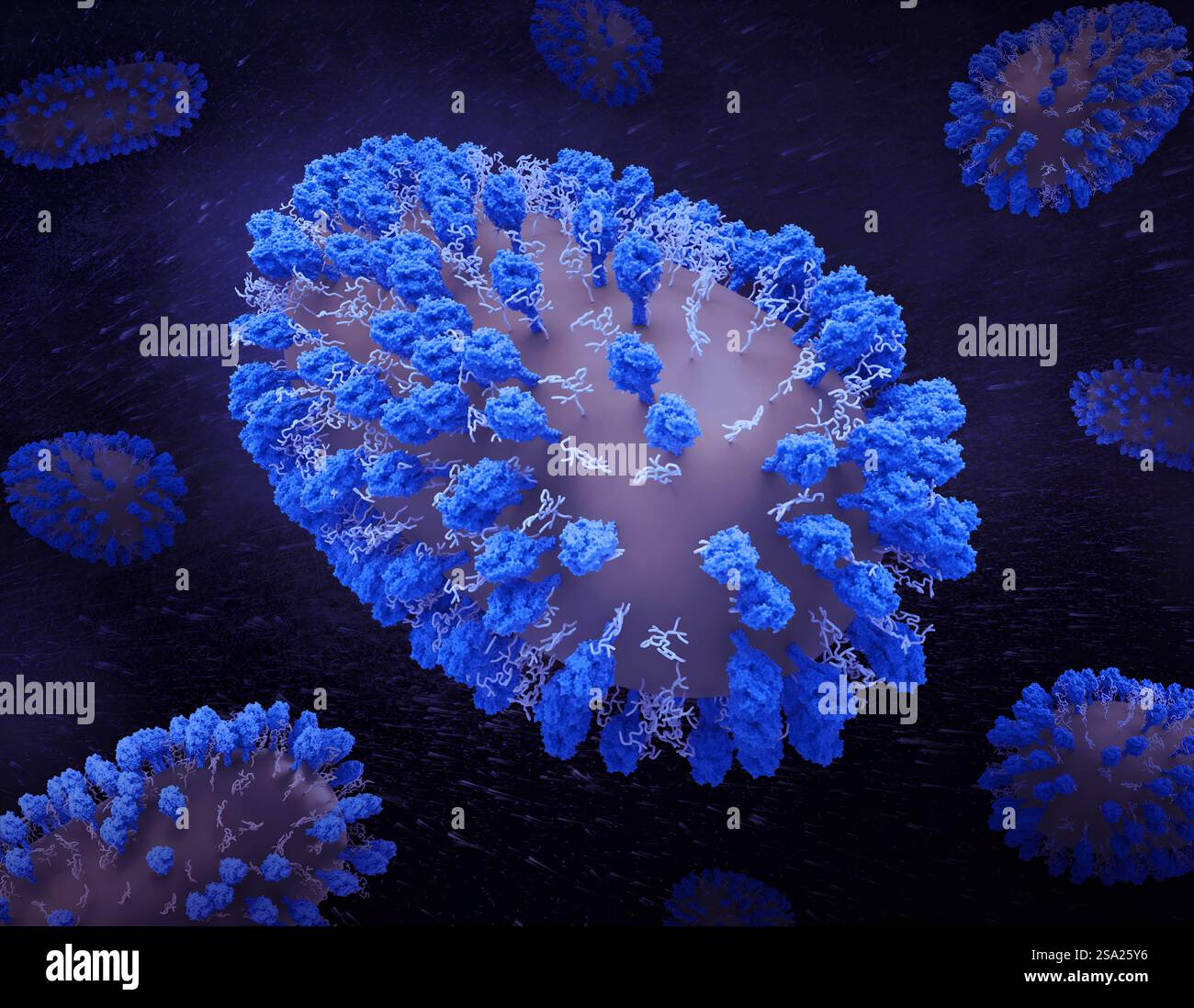 Creative layout featuring scientifically-based 3D renderings of ...