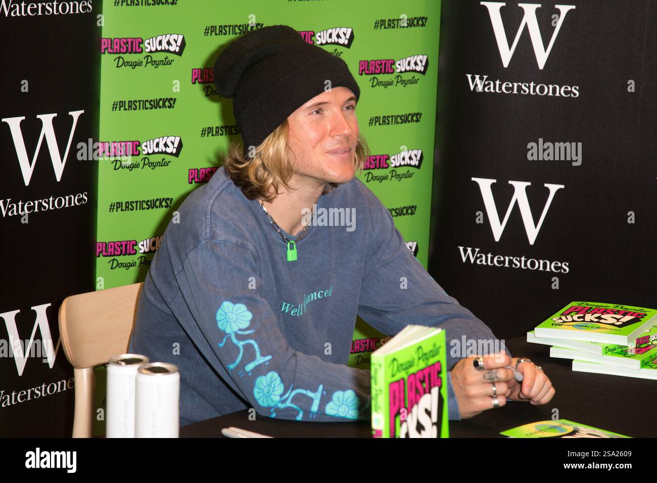Dougie Poynter attends Book Signing for his new book - Plastic Sucks ...