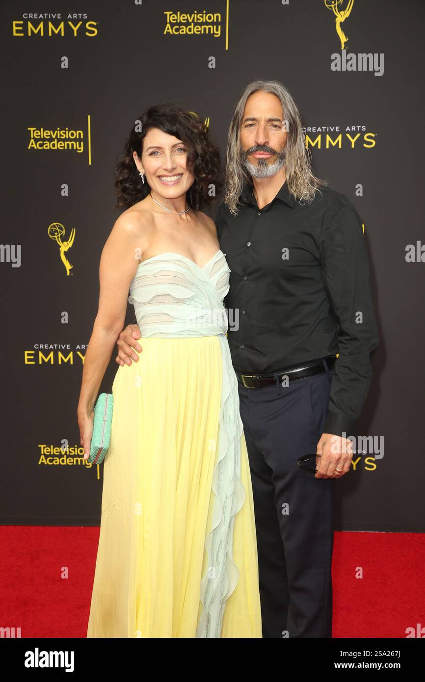 Lisa Edelstein and Robert Russell at the 71st Annual Primetime Creative ...