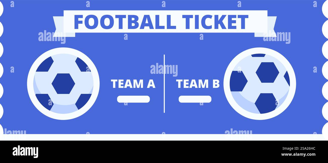 Football ticket concert icon cartoon vector. Stadium league. Game vip ...