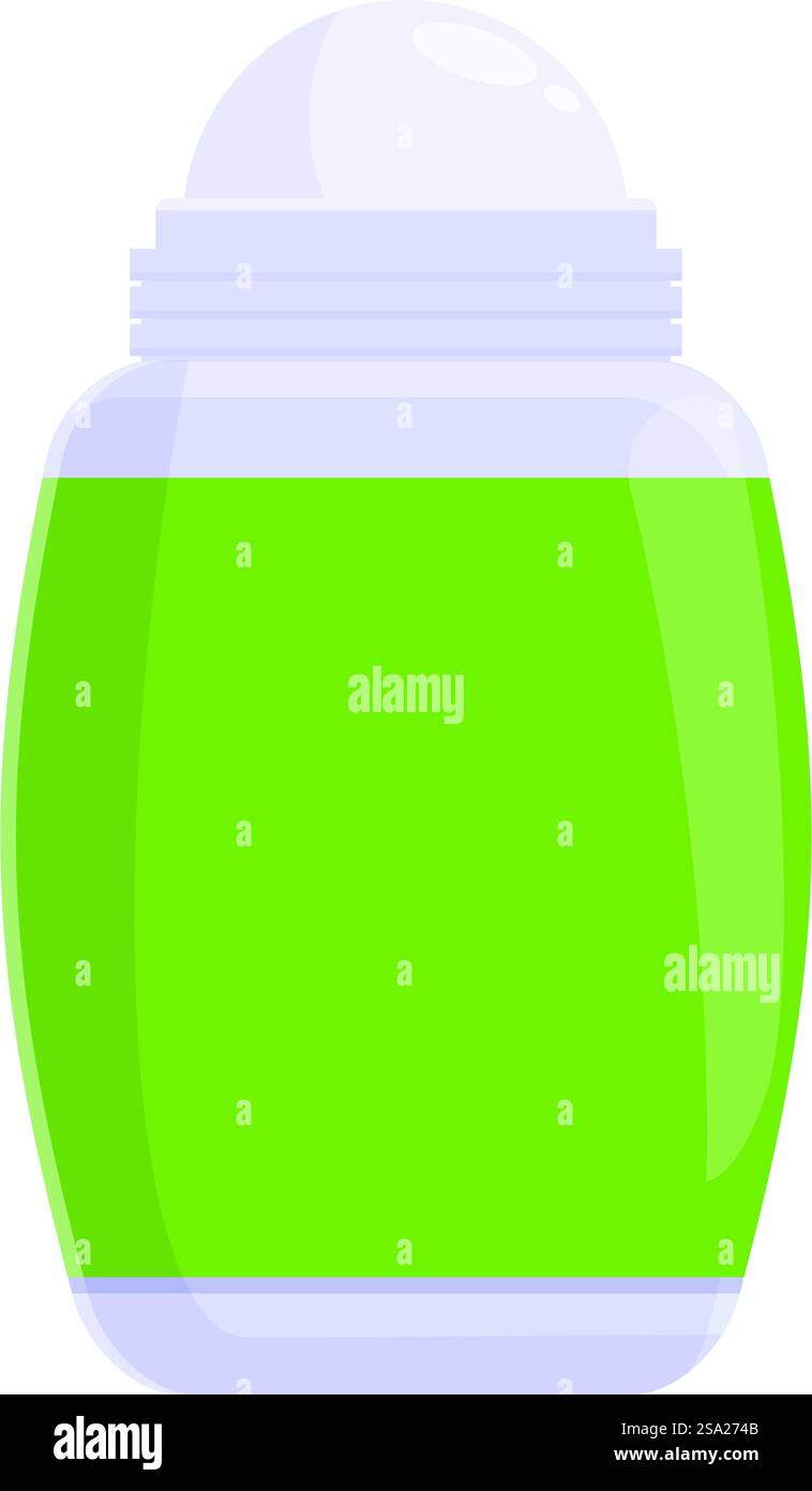 Fashion roll on deodorant icon cartoon vector. Cosmetic personal spa ...