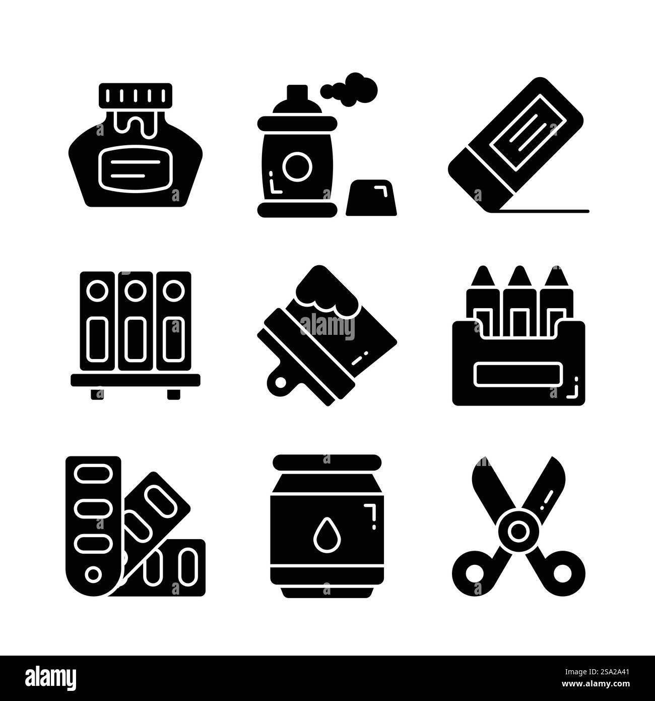 Unleash creativity with our Stationery Icons. A visual symphony of ...