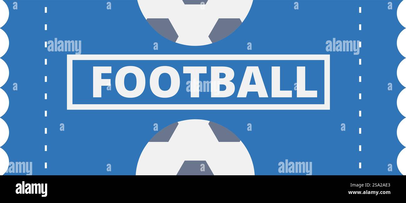 Football coupon icon cartoon vector. Visit stadium card. Final sport ...