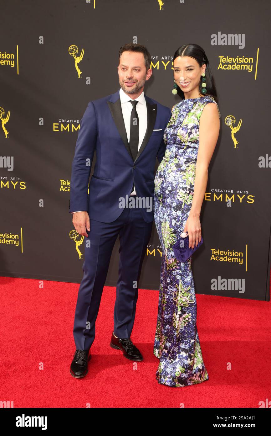 Lily Kwong and Nick Kroll at the 71st Annual Primetime Creative Arts ...