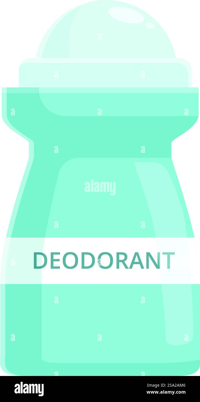 Female deodorant icon cartoon vector. Roll on spa. Body glass natural ...