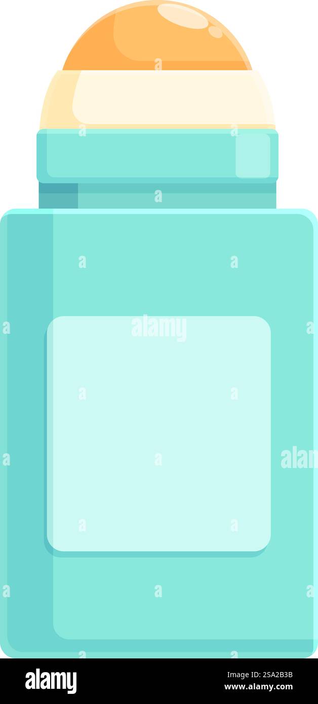 Cream care deodorant icon cartoon vector. Liquid natural. Beautiful ...