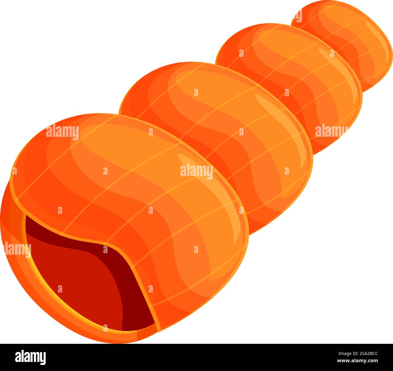 Art label conch icon cartoon vector. Marine sea shell. Summer ocean ...