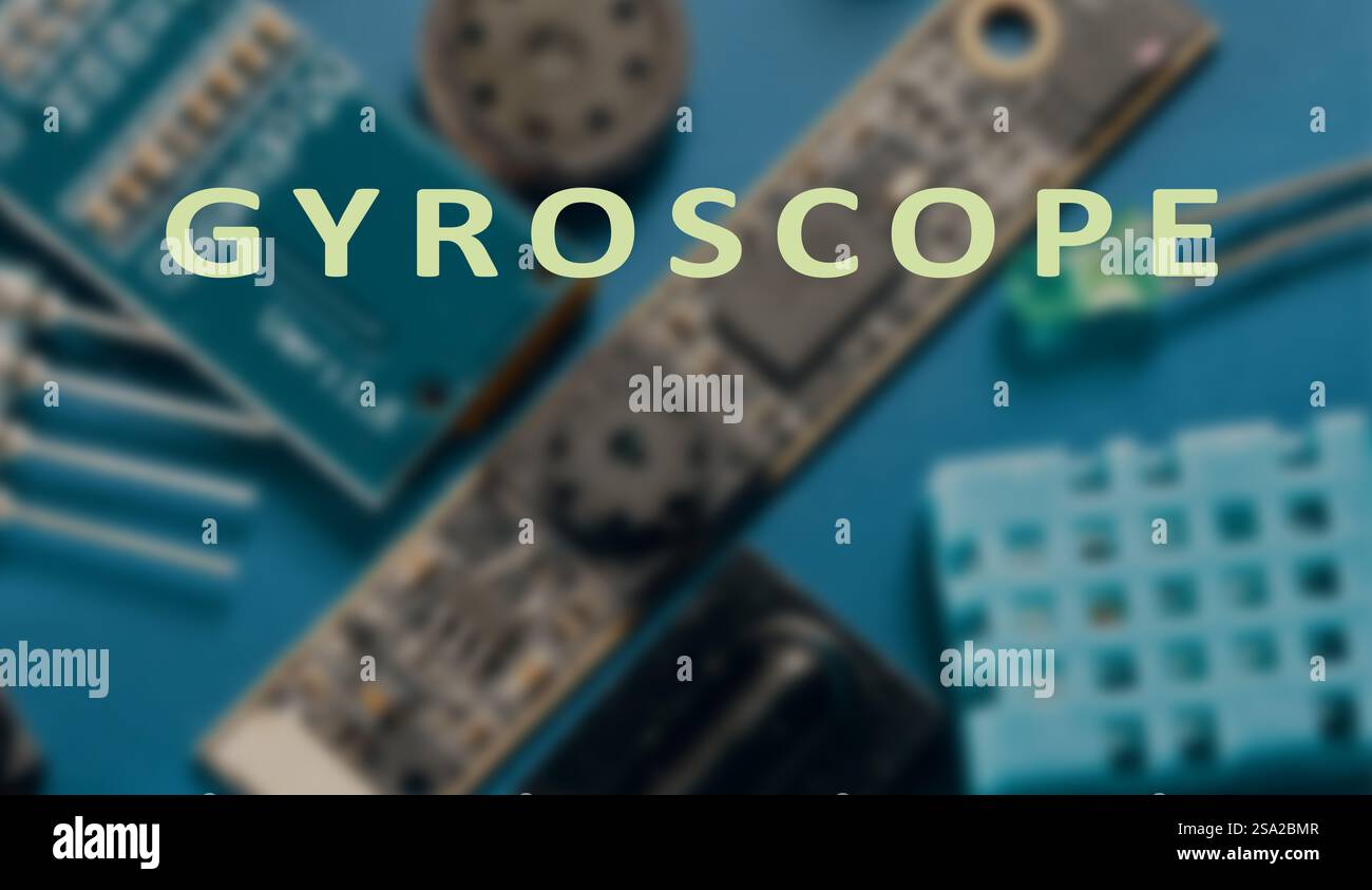 Gyroscope Measures The Rate Of Rotation Or Angular Velocity Used For