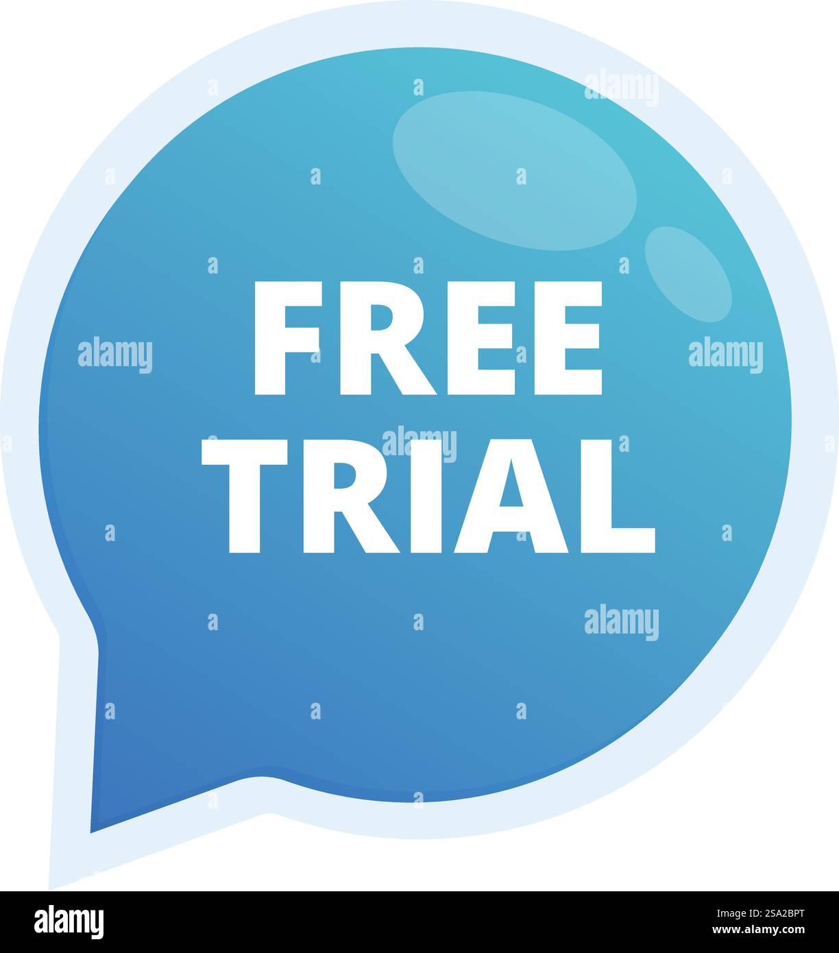 Free trail bubble icon cartoon vector. Coupon stick. Marketing stamp ...