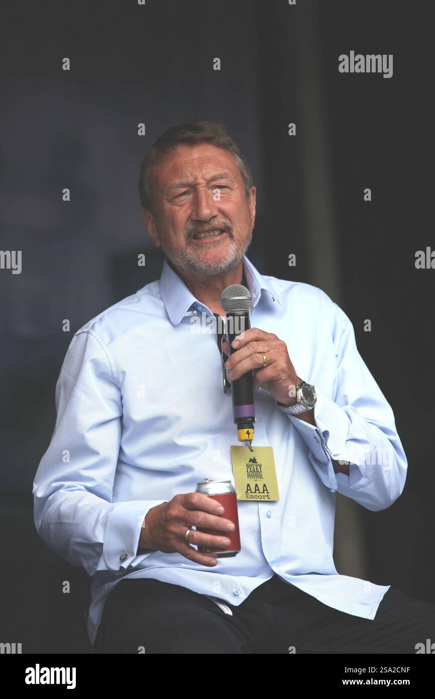 Steven Knight at the Peaky Blinders Festival at Digbeth. Birmingham on ...